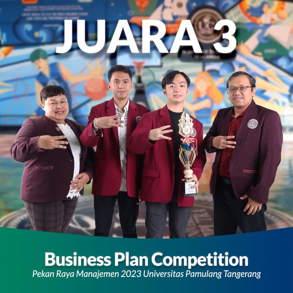 Juara 3 - Business Plan Competition - Ciputra School of Business Makassar